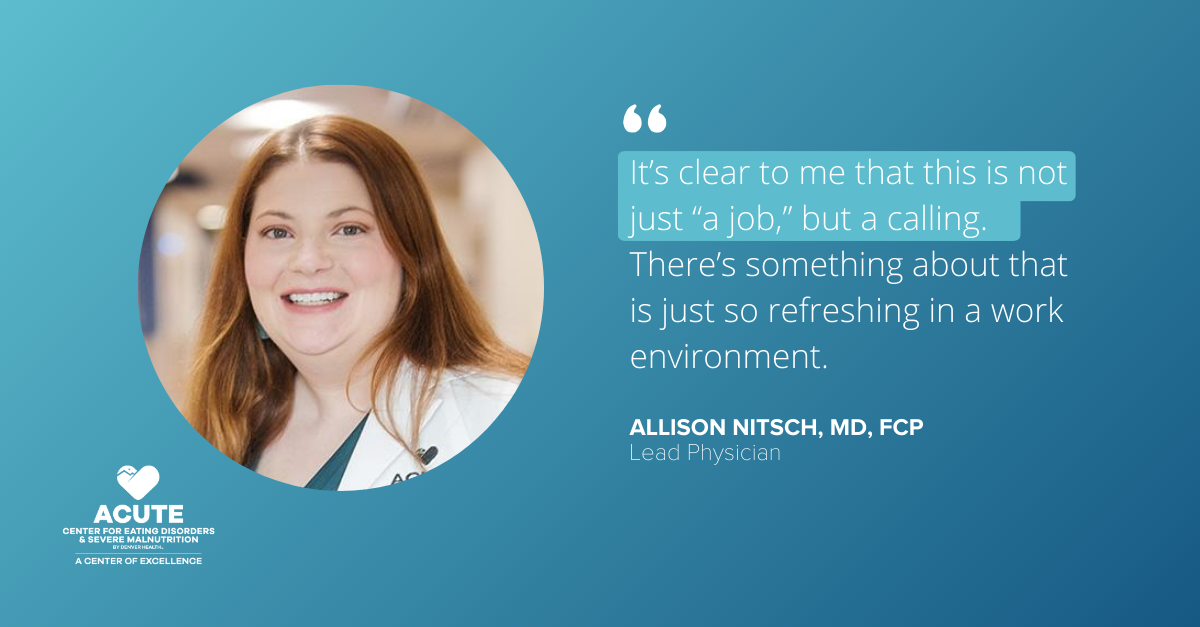 Interviewing Dr. Allison Nitsch, Assistant Medical Director | ACUTE